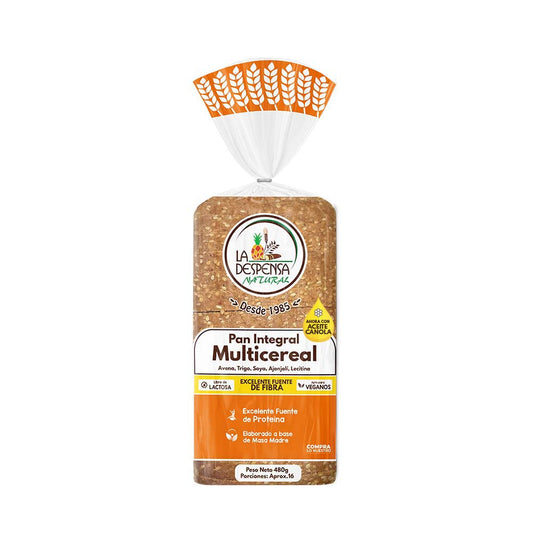 Pan Integral Multicereal - Variedad de Cereales en un Delicioso Pan Integral