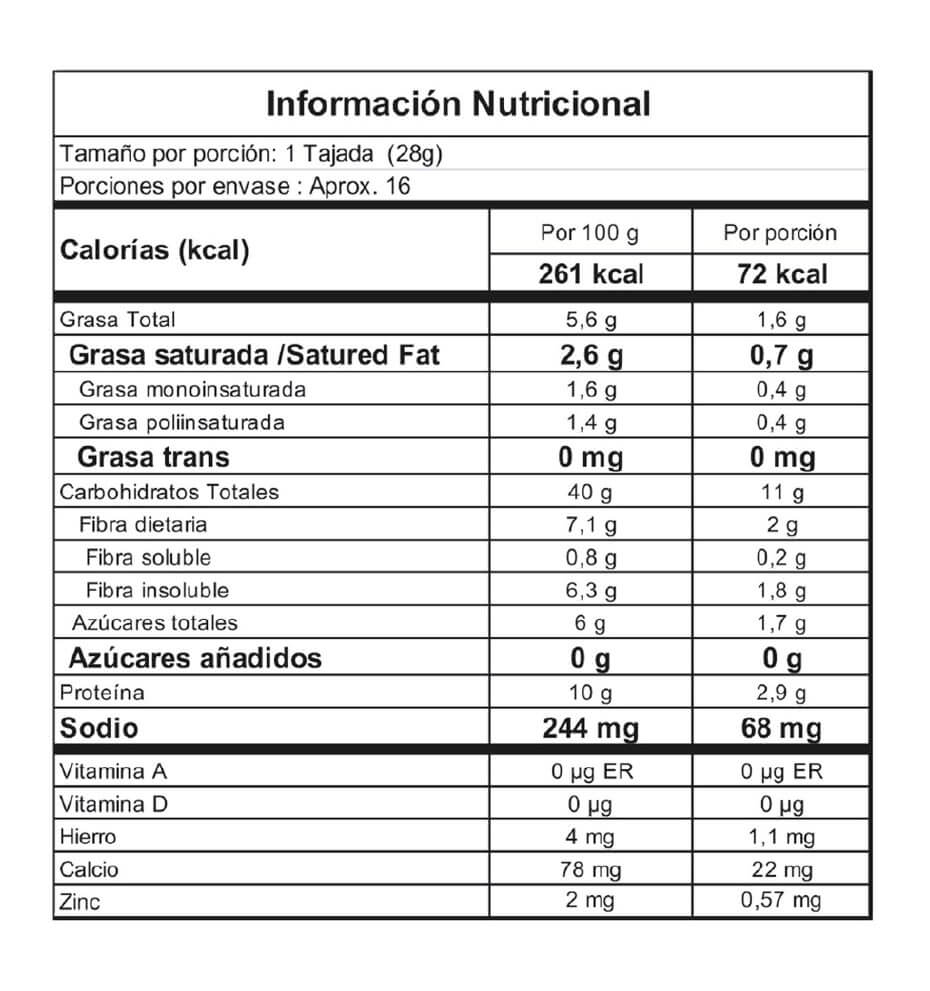 Pan Integral Libre de Azúcar - Pan Sin Azúcar Integral, Ideal para Dietas