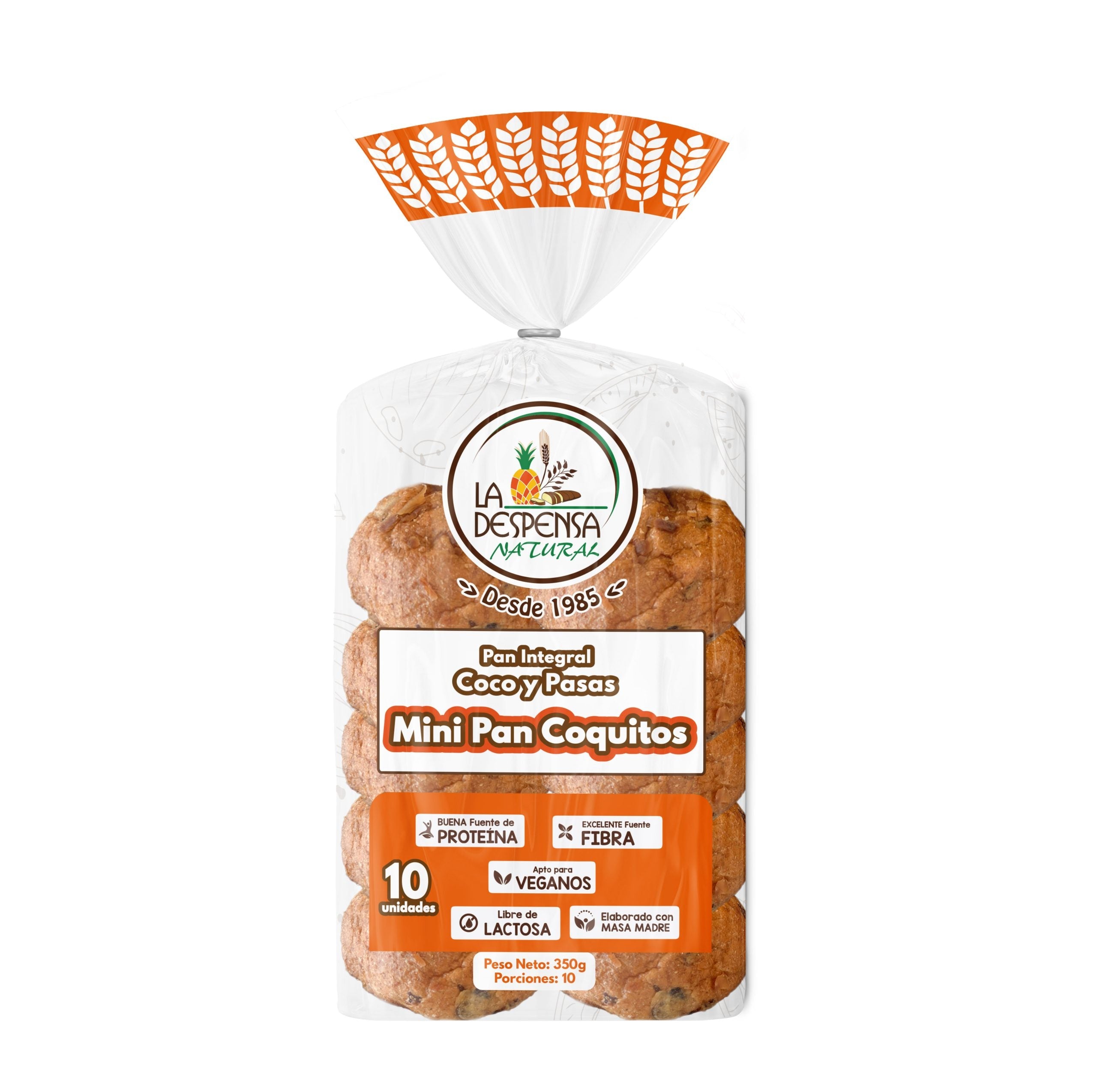 Mini Pan Coquitos Integrales - Pequeños Panecillos Integrales para Picar